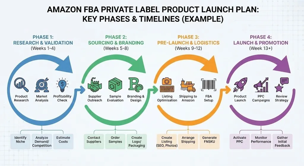 From Idea to Amazon FBA Launch: Realistic China Sourcing Timeline for ...